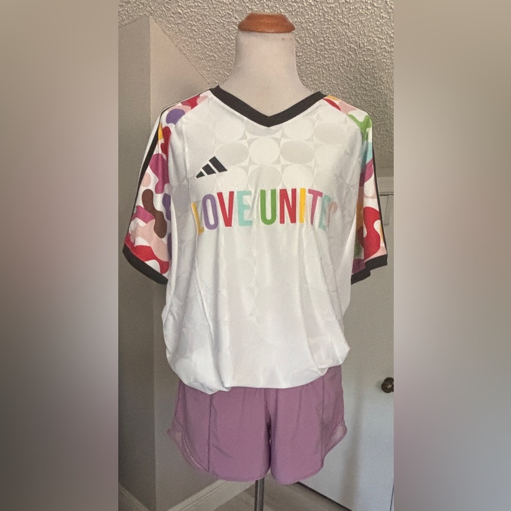 Adidas Nwt “Love Unites” Pride Collection Jersey Blac… - Gem